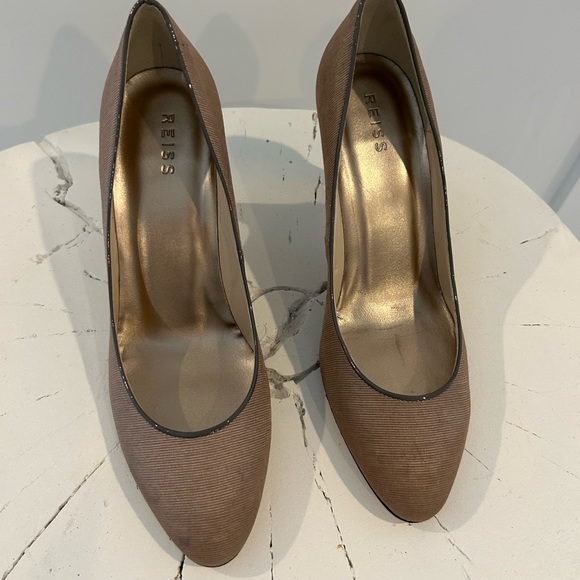 Reiss | Shoes | Reiss Taupe And Grey Heels | Poshmark